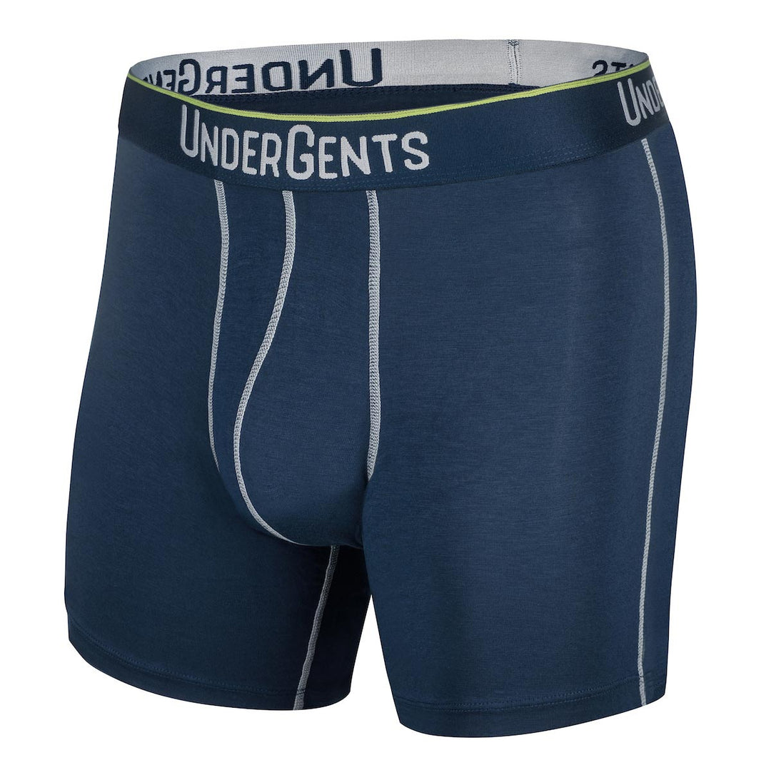 UnderGents 4.5" Men's Boxer Brief Underwear (Flyless): Ultra Soft Comf