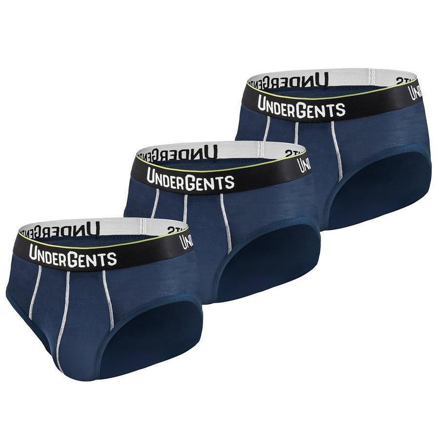 3-Pack of UnderGents Men's Modern Brief (Flyless) Underwear.