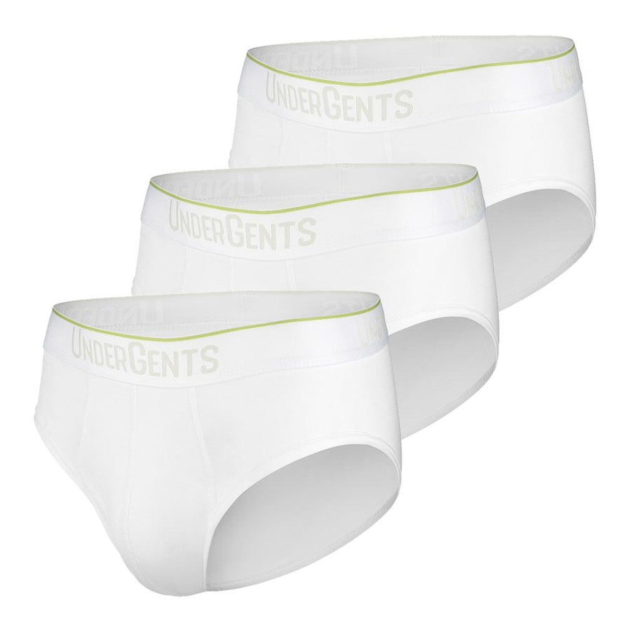 3-Pack of UnderGents Men's Modern Brief (Flyless) Underwear.