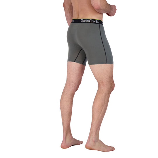 UnderGents 6" Men's Boxer Brief (With A Horizontal Fly Front For Quick